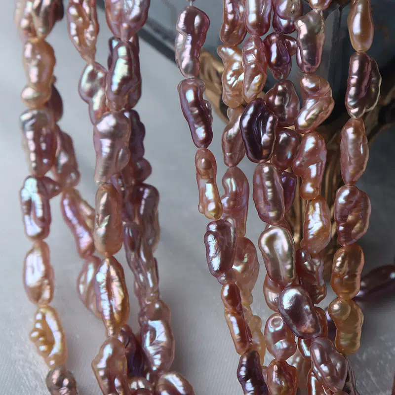 5-6mm Colorful Recycled Baroque Freshwater Pearls