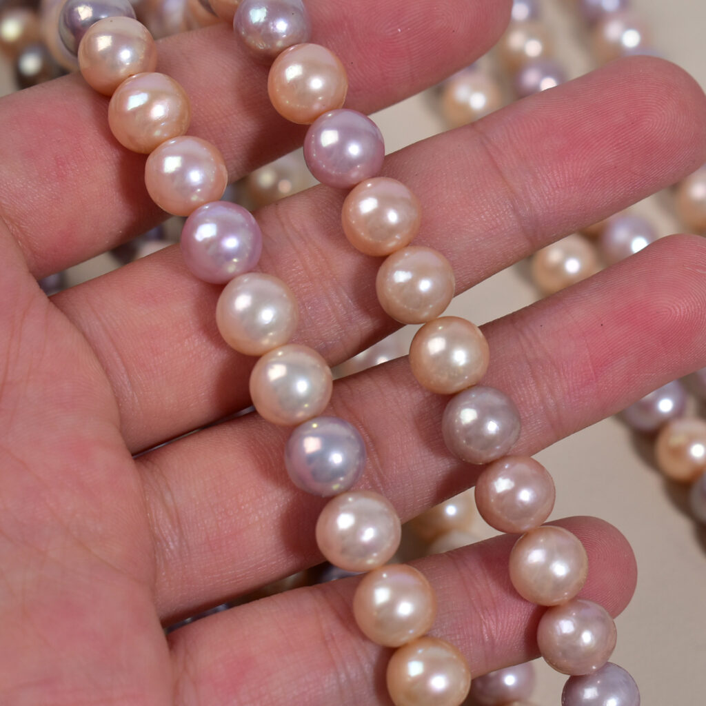 9mm Candy Round Edison Freshwater Cultured Pearls